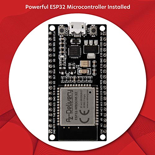 AZDelivery ESP32 ESP-WROOM-32 NodeMCU Modulo WiFi + Bluetooth Dev Kit C Placa de Desarrollo 2.4 ...